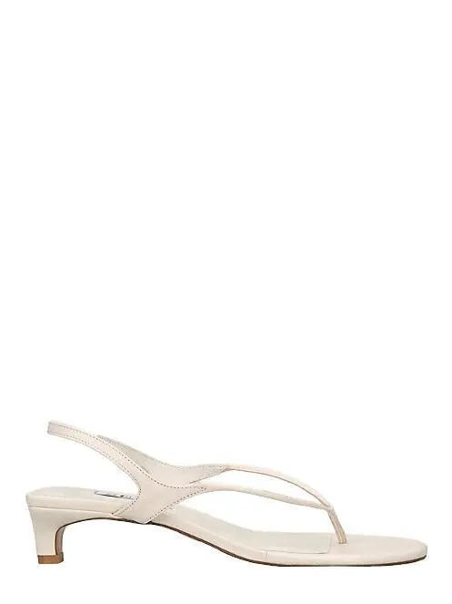 Senso Genesis Leather Heeled Sandals - Cream