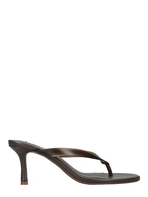 Senso Flowe Jelly Heeled Sandals - Dark Brown