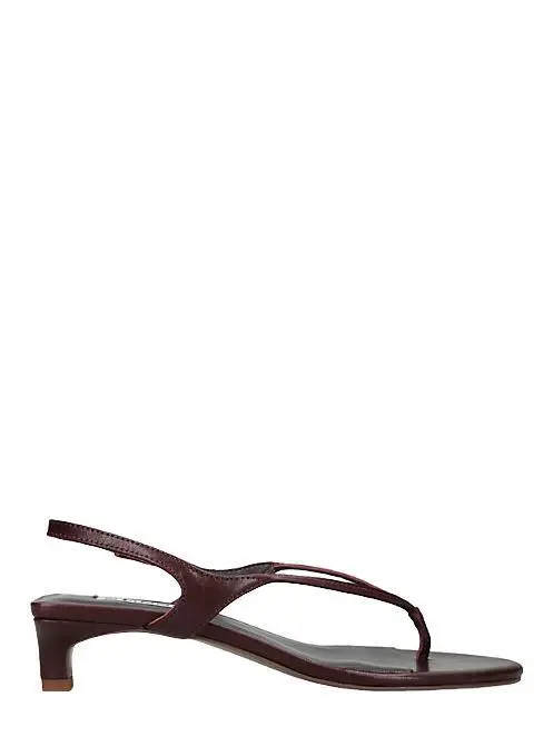 Senso Genesis Leather Heeled Sandals - Dark Brown