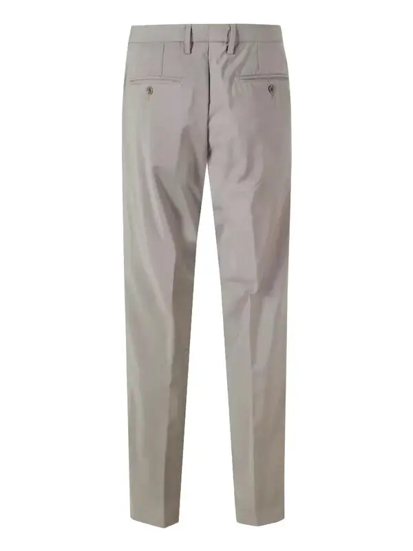 MYTHS Tailored Pleated Trousers - Neutrals