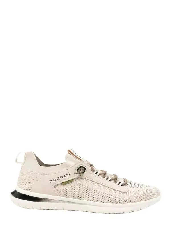 BUGATTI Perforated Panel Detail Sneakers - Neutrals
