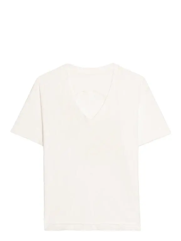 Zadig&Voltaire Tommer T-shirt With Fishnet Detail - Judo