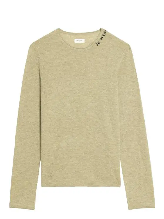 Zadig&Voltaire 100% Cashmere Sweater - Olive