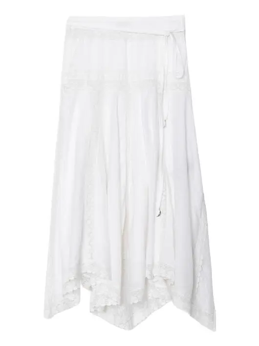 Zadig&Voltaire Jetro Lace Asymmetric Skirt - Judo