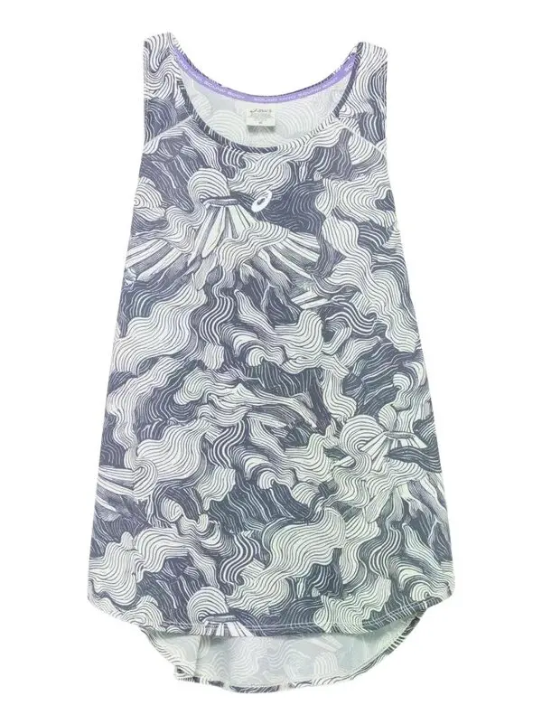Asics Abstract Print Tank Top - Neutrals