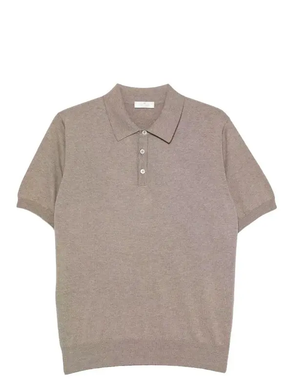 PANICALE Short-sleeve Polo Shirt - Neutrals