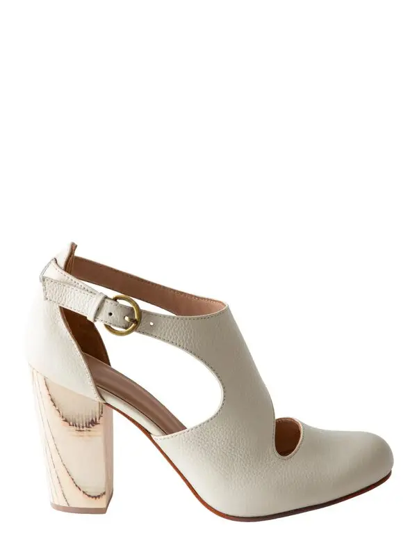 FORTRESS Luna Naya Block Heel - White