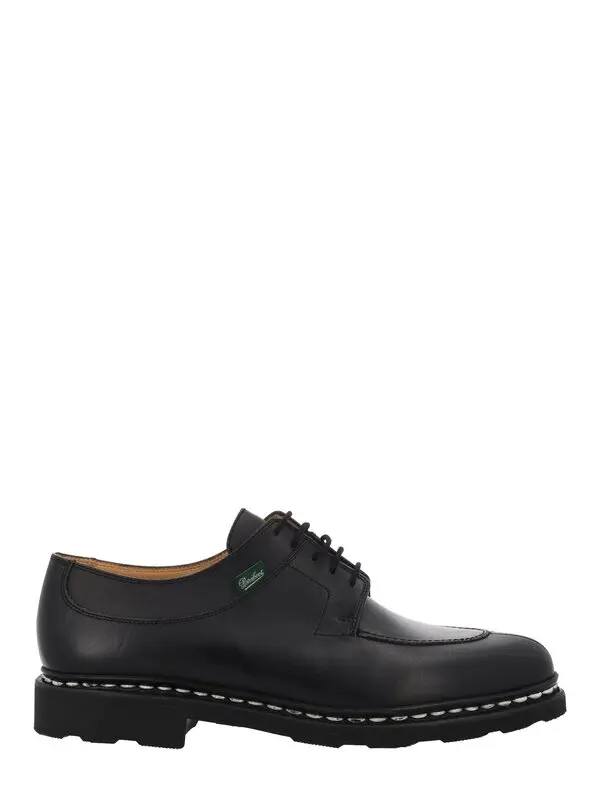 Paraboot Avignon Moc Toe Lace Up Derby Shoes - Black