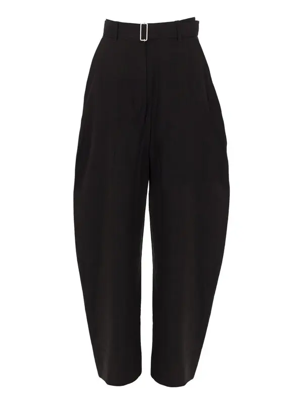 Studio Nicholson Wide Leg Tailored Trousers - Brown