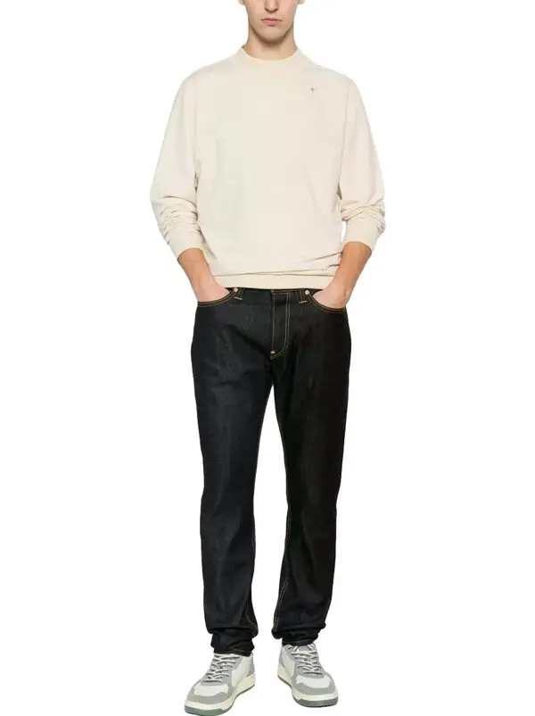Stone Island Logo-embroidered Sweatshirt - Neutrals