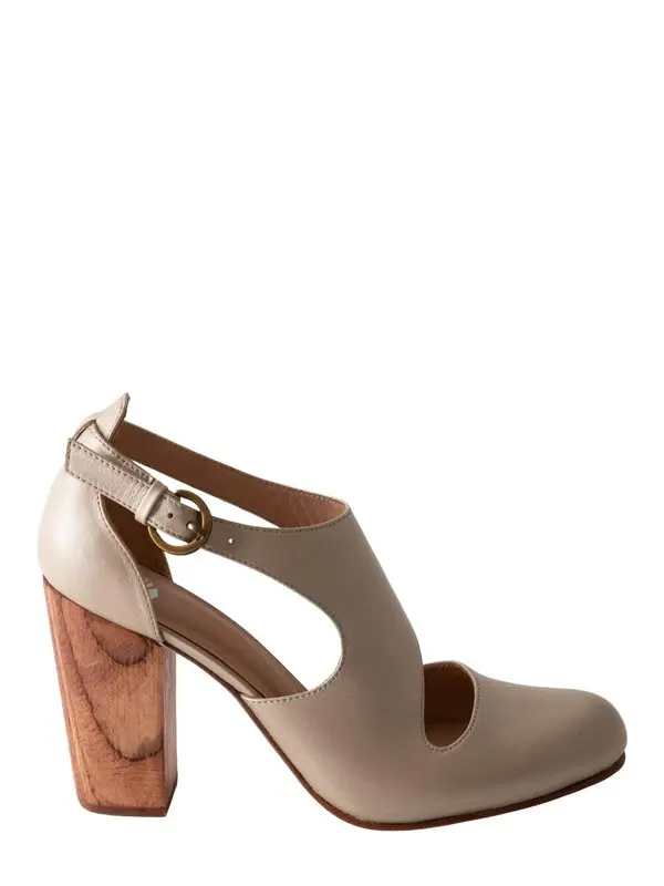 FORTRESS Luna Naya Block Heel - Silver/gold