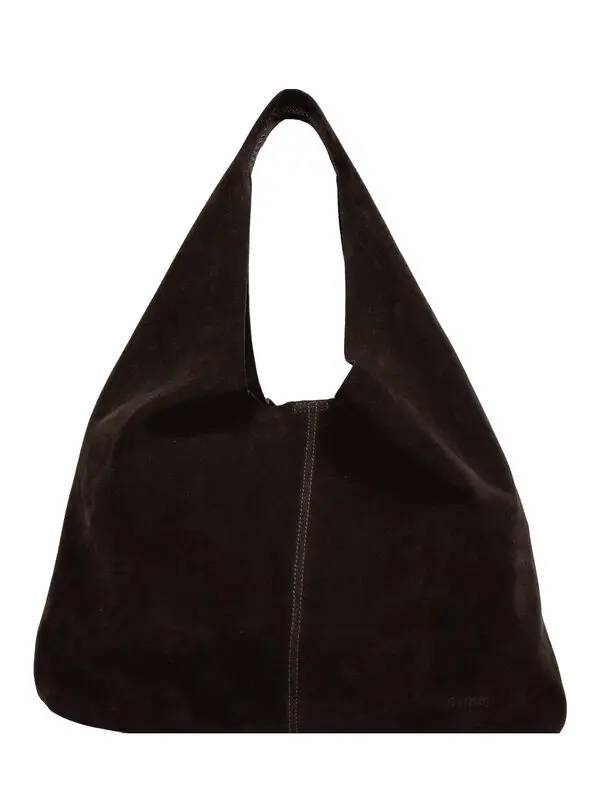 HAMEL ATELIER Richmond Suede Shoulder Bag - Brown