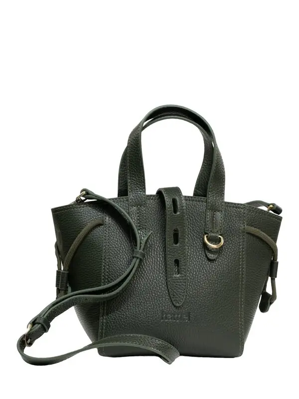 HAMEL ATELIER Spiga Leather Tote Bag - Green