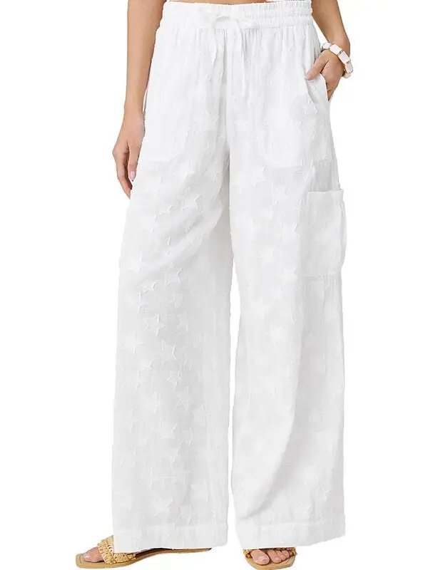 Splendid Caprice Star Pants - White