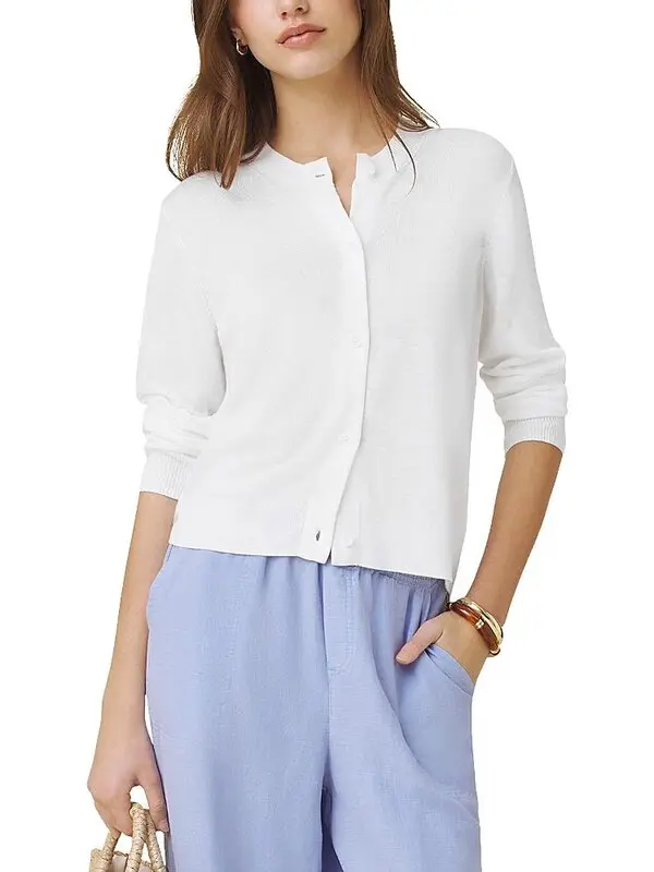 Splendid Erica Cardigan - White