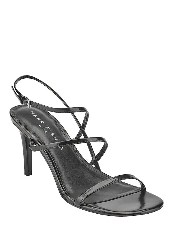 MARC FISHER LTD. Denzi Strappy Stiletto Sandals - Black