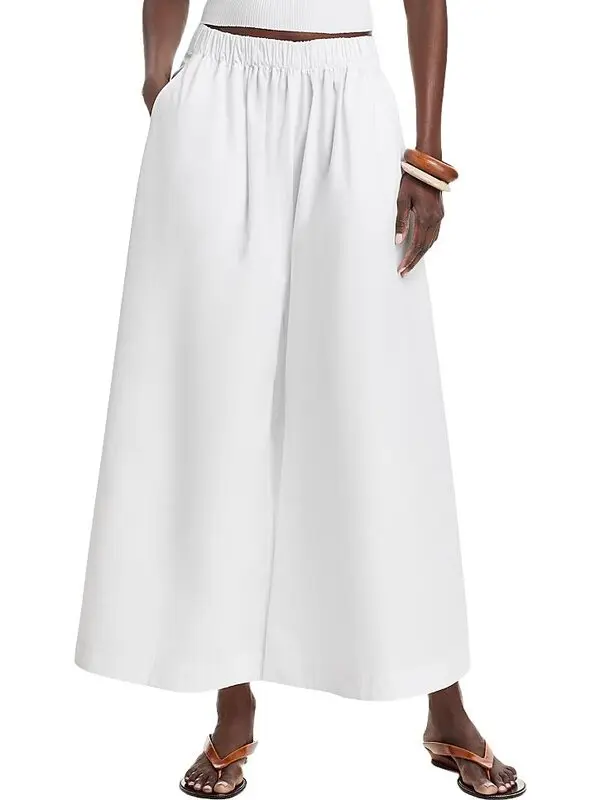 Hugo Boss Talini Palazzo Pants - White
