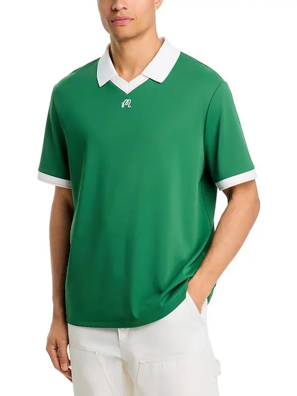 MALBON Barrio Polo Shirt - Garden Green
