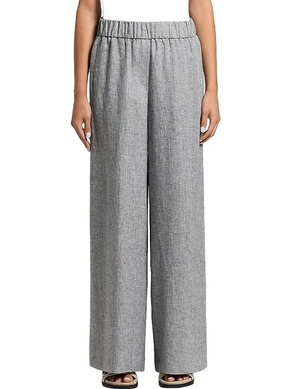 Peserico Palazzo Pants - Eucalyptus Green