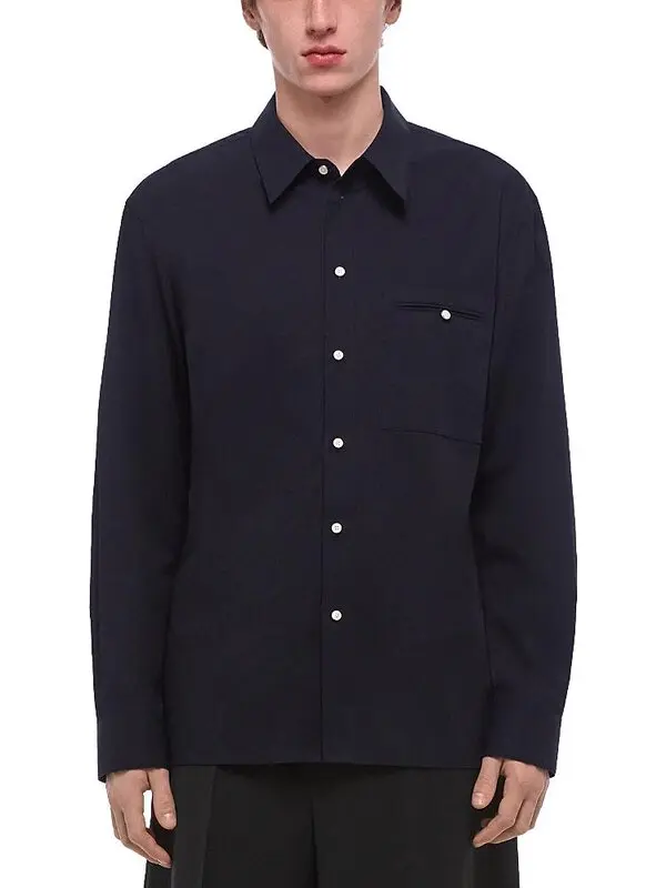 Helmut Lang Relaxed Fit Shirt - Navy