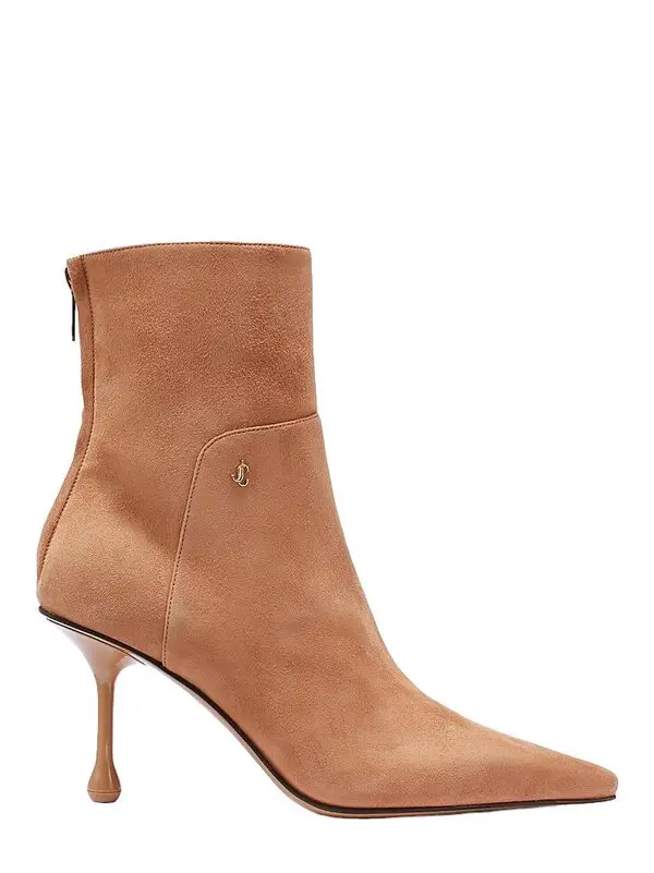 JIMMY CHOO Cycas 80 Ankle Boots - Toffee