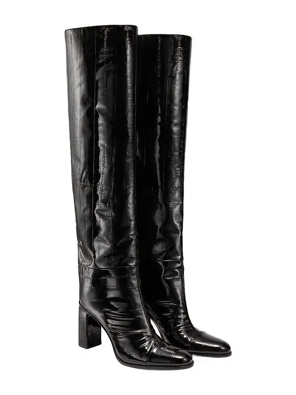 JIMMY CHOO Caly Over The Knee Boots - Black