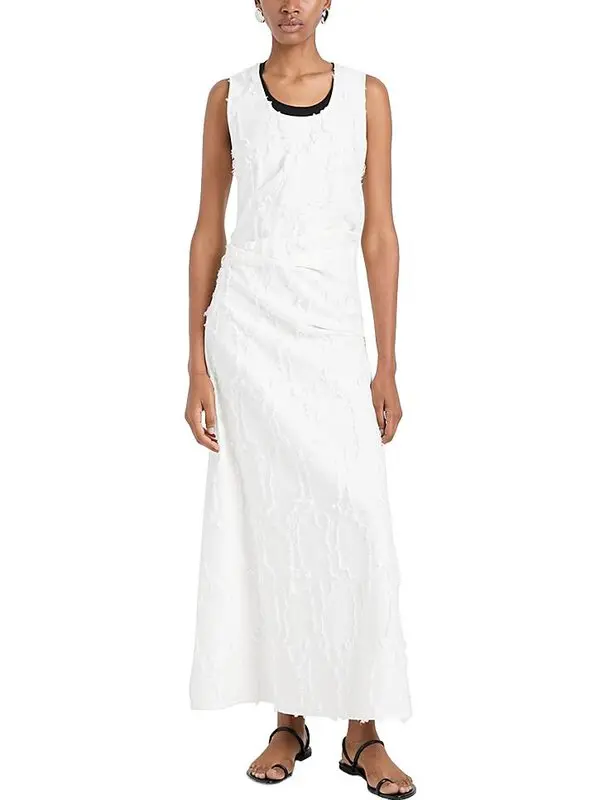 Proenza Schouler White Label Violeta Jacquard Maxi Dress - Off White