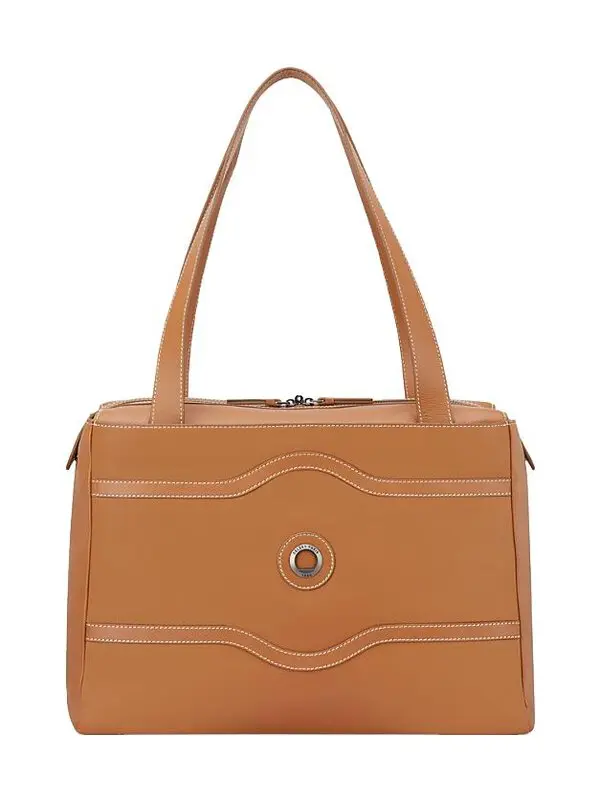 DELSEY PARIS Chatelet Air 2.0 Leather Tote Bag - Cognac