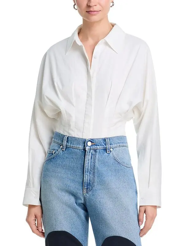 Simkhai Cleriys Dolman Bodysuit - White