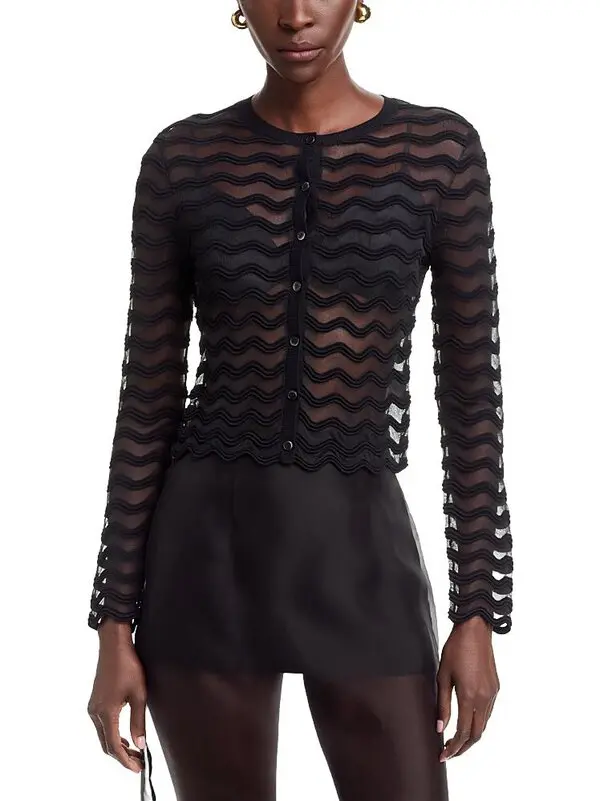 Simkhai Maxime Cardigan - Black