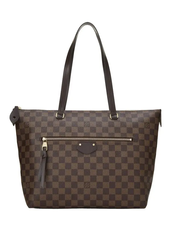 LOUIS VUITTON Damier Ebene Iena Tote - Brown