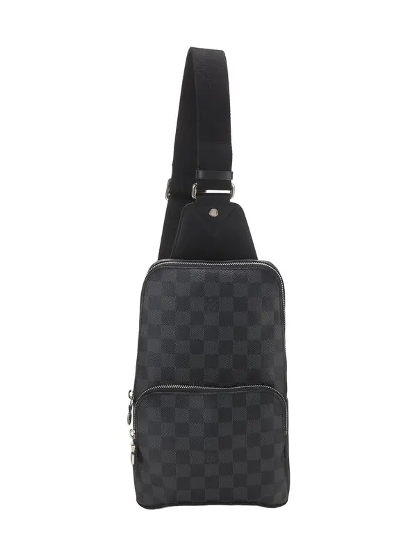 LOUIS VUITTON Damier Graphite Avenue Sling Bag - Black