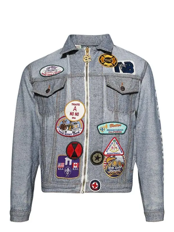 BETTER WITH AGE Reconstructed Denim Trucker Jacket - Indigo