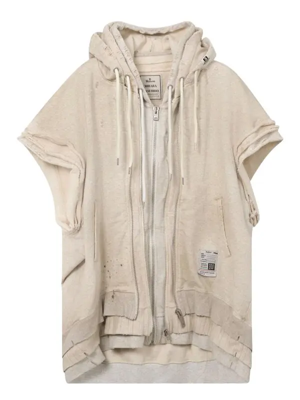 Mihara Yasuhiro Layered Vest With Distressing - White