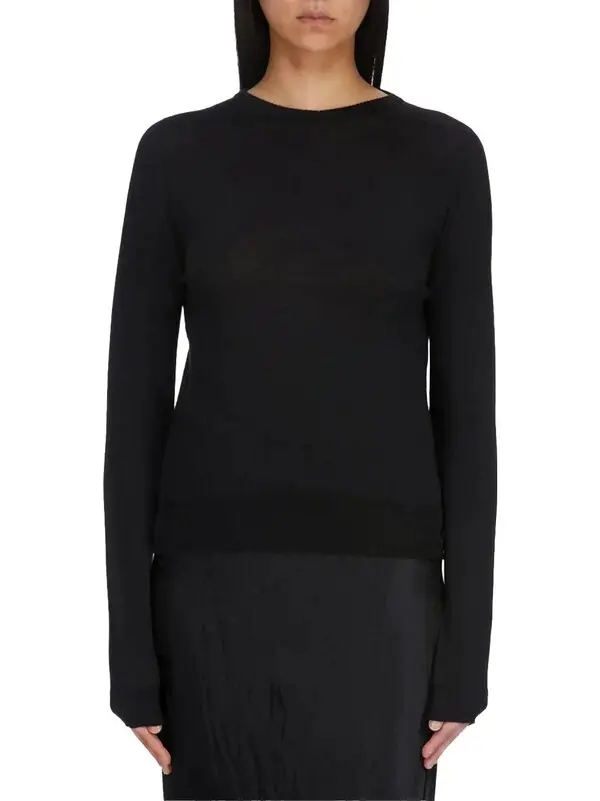 Rick Owens Elongated Sleeve Sweater - Black