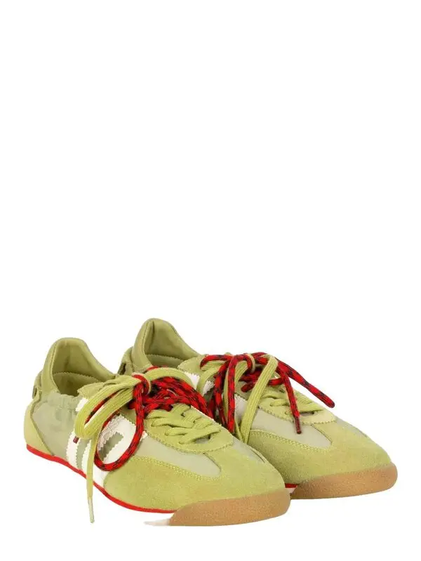 BACK 70 Rocket Logo-patch Panelled Sneakers - Green