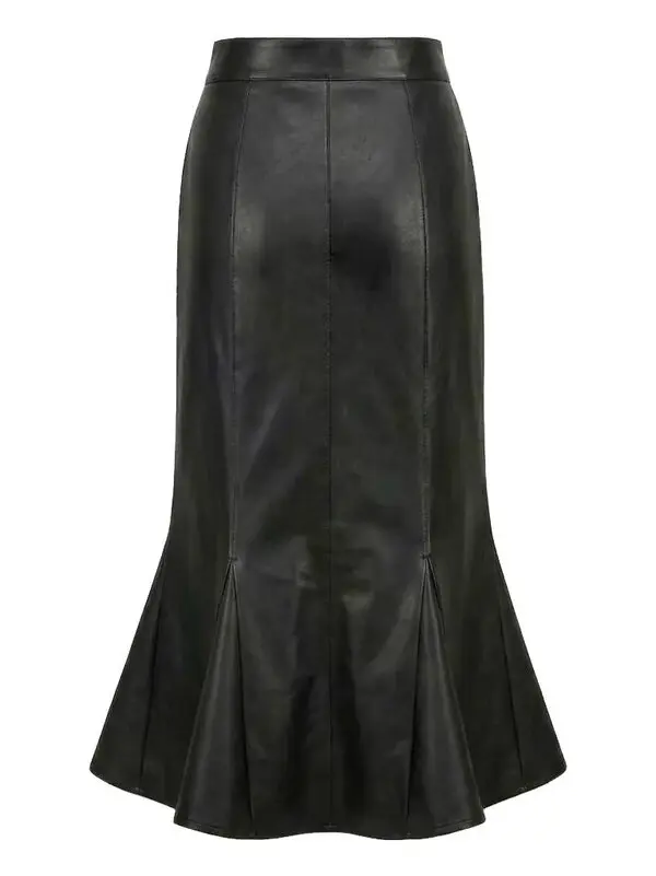 ALMAZ Frontier Hook-fastening Midi Skirt - Black