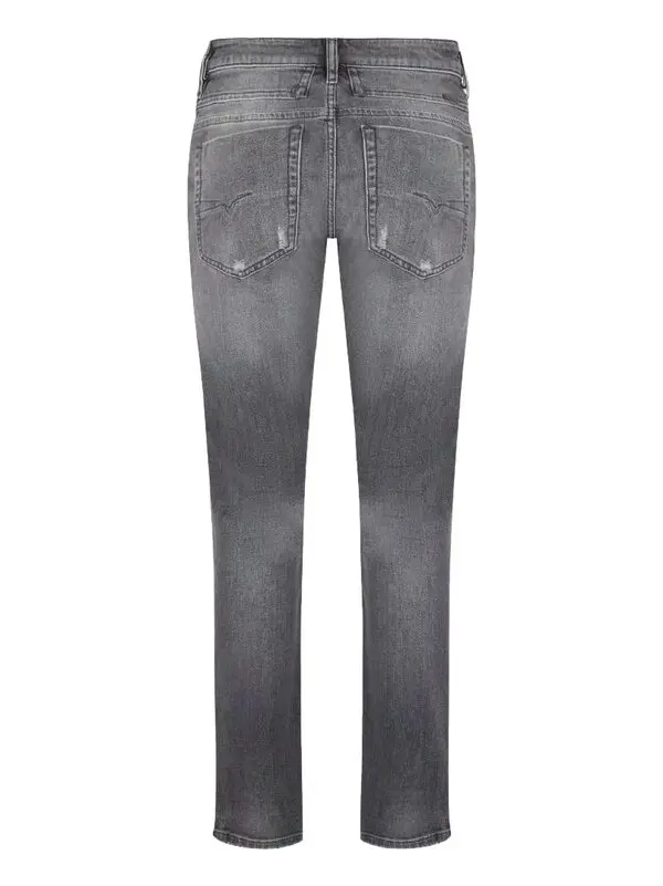 DIESEL® Distressed Straight-leg Jeans - Grey