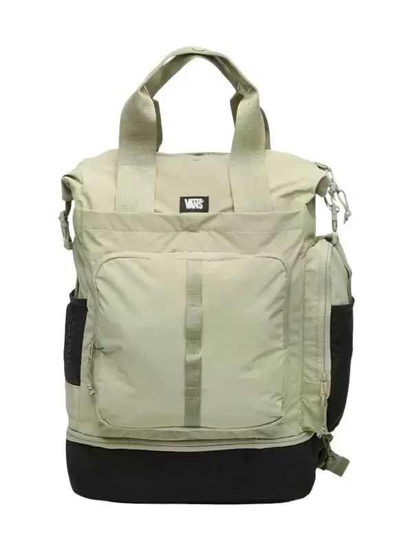 VANS Wilder Logo-patch Panelled Backpack - Green
