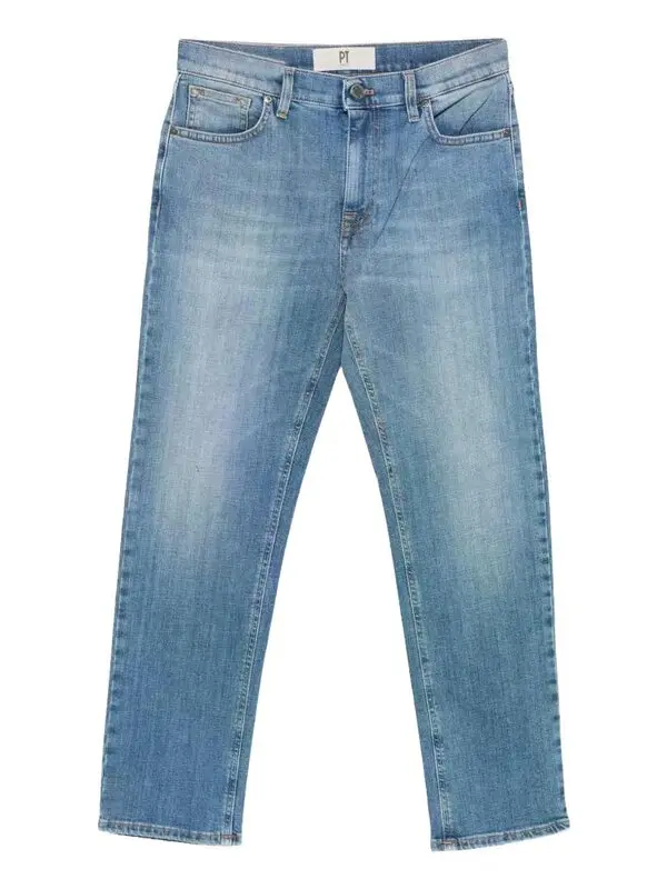 PT TORINO Audrey Faded Effect Jeans - Blue