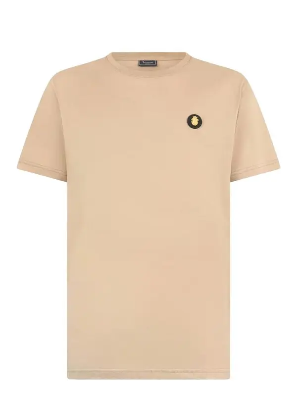 BILLIONAIRE Round-neck T-shirt - Neutrals