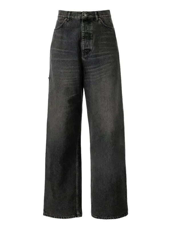 ALMAZ Off Duty Wide-leg Jeans - Grey