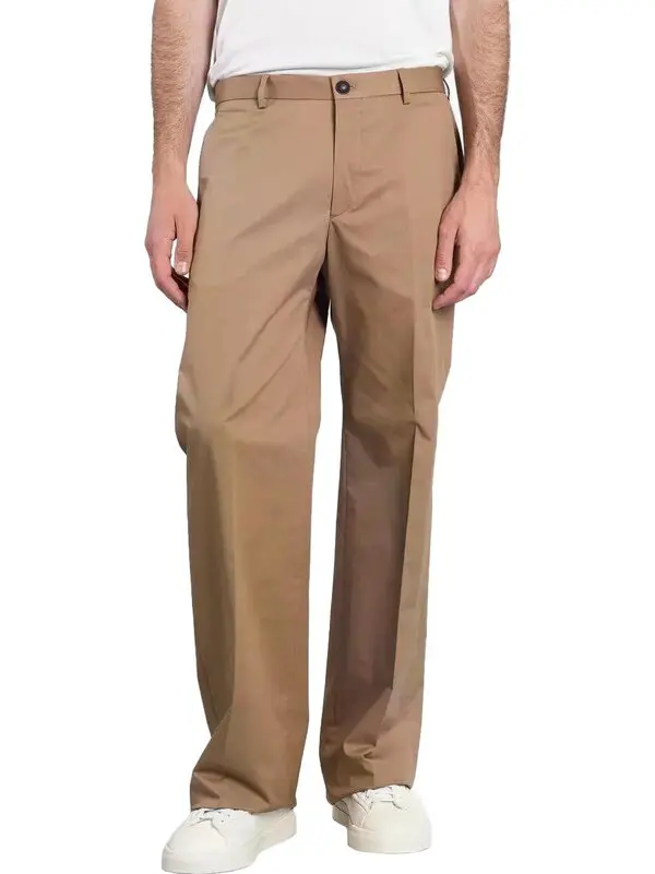 Tagliatore Tailored Trousers With Pressed Creases - Neutrals