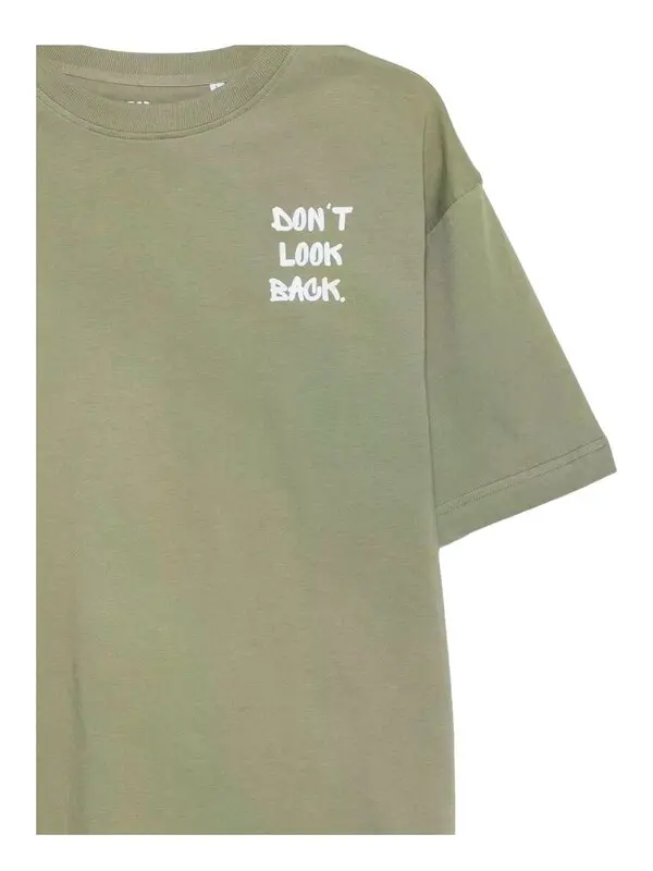 GEORGE. George Logo Print Cotton T-shirt - Green