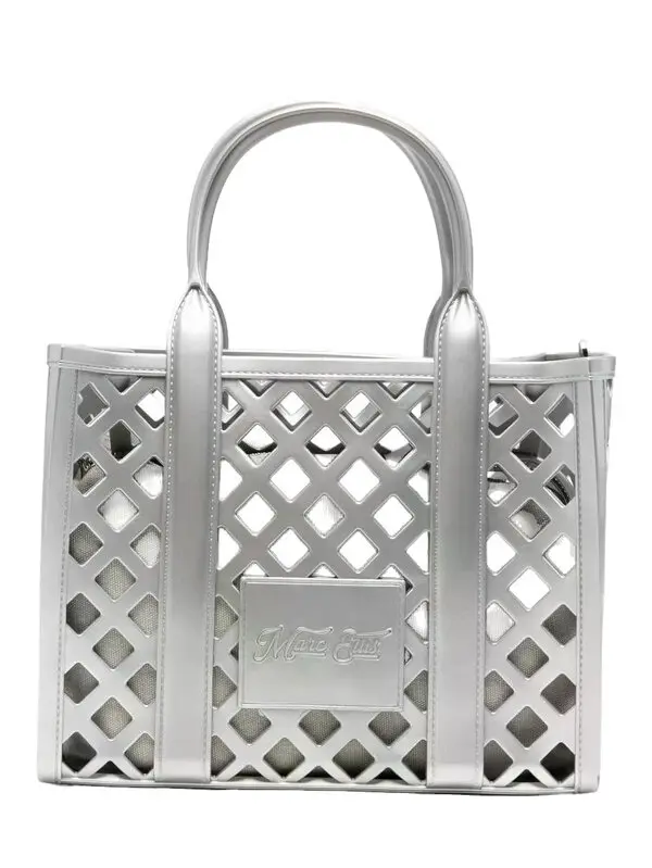 MARC ELLIS Flat Plot Tote Bag - Silver