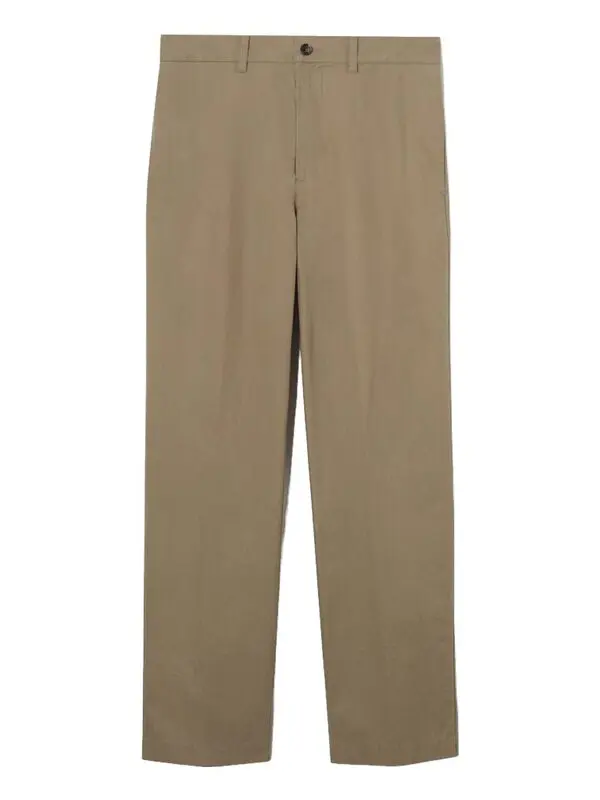 Burberry Tropical Gabardine Chinos - Finch Brown
