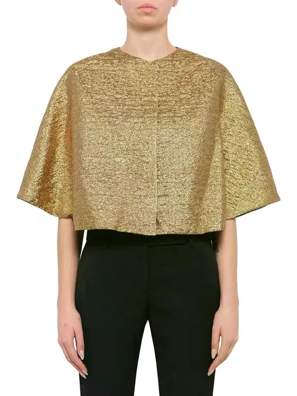 LANVIN Wide Sleeve Top - Metallic