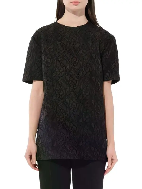 Givenchy Floral Lace Top - Black