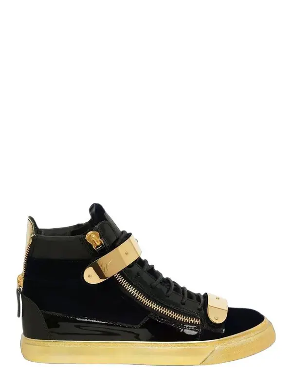 GIUSEPPE ZANOTTI Coby' Hi-top Sneakers - Blue