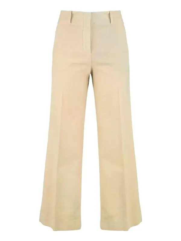 Incotex Pressed-crease Wide-leg Trousers - Neutrals